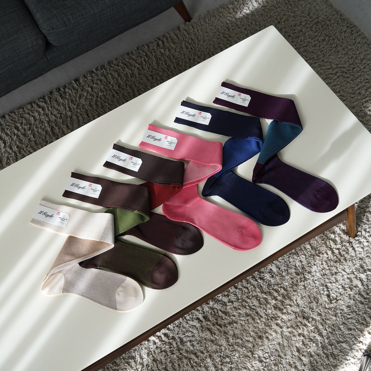 Reversible Bi-color OTC Socks – Il Regalo/イルレガロ | HIGH QUALITY SOCKS